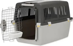 Trixie Gulliver 4 šedá S–M / Přepravka pro zvířata / IATA sada / 52 ×