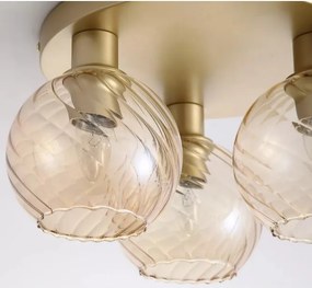 Searchlight 44521CP Stropní lustr RADIANCE CHAMPAGNE optické sklo