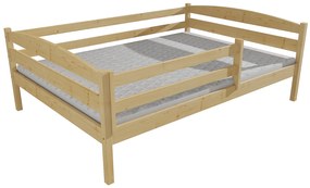 Vomaks Dětská postel DP 020 XL se zábranou Rozměr: 120 x 200 cm, Barva: barva bílá