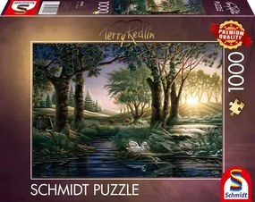 SCHMIDT Puzzle Terry Redlin - Ranní kouzlo u rybníka / 1000 dílků / od