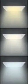 Solight WD145 LED mini panel CCT podhledový 24W / 1800lm / 3000K / 400