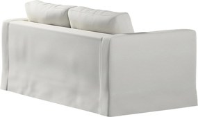 Potah na pohovku IKEA  Karlstad 2-místná , nerozkládací, dlouhý barva šedá látka lesklé, pletený vzor, sametová