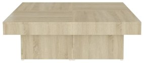 Petromila Konferenční stolek dub sonoma 90 x 90 x 28 cm dřevotříska