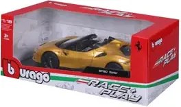 Bburago Ferrari SF90 Spider - Yellow / měřítko 1:18