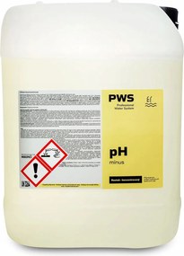 Pws pH minus 20l kapalný bazénová chemie