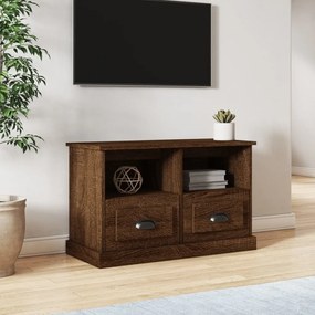 vidaXL TV skříňka 80 x 35 x 50 cm kompozitní dřevo [816283] Barva: hnědý dub