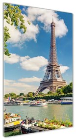 Wallmuralia Vertikální Fotoobraz na skle Eiffelová věž Paříž 50x100