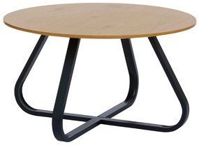 Designový konferenční stolek Valenzuela 80 cm vzor dub