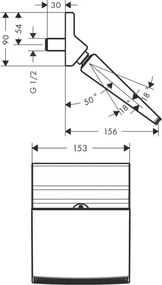 Hansgrohe Raindance Rainfall, hlavová sprcha 150 1jet stream, chromová, HAN-26443000