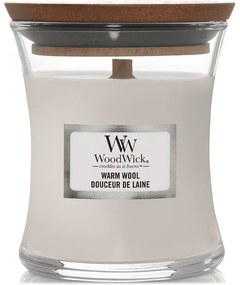 WoodWick – svíčka Warm Wool (Hřejivá vlna) Velikost: malá 85 g