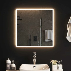 Koupelnové zrcadlo s LED osvětlením 60 x 60 cm 151759