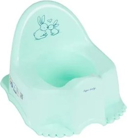 Hrající dětský nočník Bunny mátový