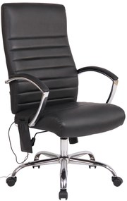 Masážní kancelářská židle Tadlow - umělá kůže | černá