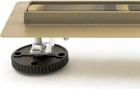 Rea Neo Slim Mirror Pro, odtokový sprchový žlab 50cm, zlatá matná, REA-G5692