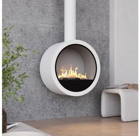 InFire - Závěsný BIO krb pr. 70 cm 3kW bílá