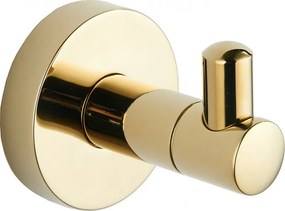 Mexen příslušenství, REMO držák na ručníky, 1-háček, zlatá, 70507351-50
