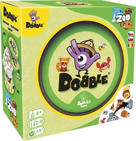 ASMODEE Hra postřehová Dobble ZOO new v plechové krabičce *SPOLEČENSKÉ HRY* asdoan07