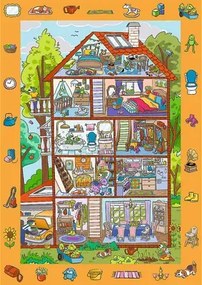 Trefl - Puzzle - Puzzle s hledáním obrázků Spy Guy: V domě / 24 dílků