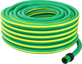vidaXL Zahradní hadice 5-vrstvá Zelená a žlutá 3 / 4'' 50 m PVC [42035827]