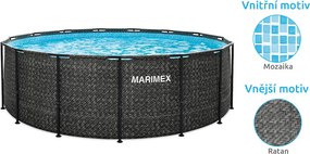 Bazén Marimex Florida 4,57x1,32 m bez příslušenství - motiv RATAN