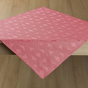 Ubrus Veba GARBO Kosočtverce tmavá starorůžová Velikost: 40x40 cm