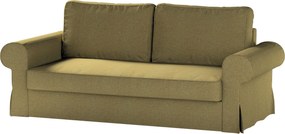 Potah na pohovku IKEA Backabro,  3-místná, rozkládací barva zelená látka pletený vzor