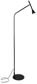 Moderní stojací lampa Gygnus černá