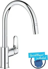 Grohe Start Flow - Dřezová baterie s výsuvnou koncovkou chrom