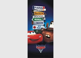 Dětská vliesová fototapeta na zed' Auta Blesk a Burák, Disney | 90 x 202 cm | DFTDNV 5425