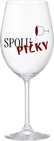 SPOLUPIČKY - čirá sklenice na víno 350 ml