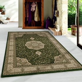 Ayyildiz, Kusový koberec Kashmir 2601 green, 80x150, zelená, obývací pokoj