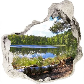 Wallmuralia Nálepka fototapeta 3D na zeď Lesní panorama 75x75 cm