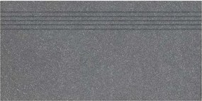 RAKO Block - Schodovka 30x60 cm, černá DCPSE783