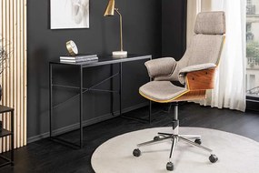 Designová kancelářská židle Uriela ořech / šedá