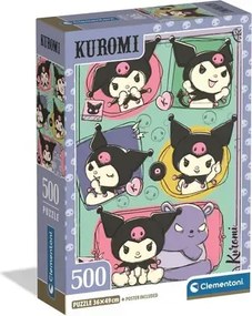 CLEMENTONI Puzzle Kuromi / 500 dílků / pro dospělé