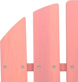 2místná zahradní židle Adirondack s podnožkou jedle růžová 315917