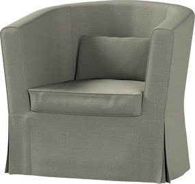 Potah na křeslo IKEA Ektorp Tullsta barva šedá látka pletený vzor