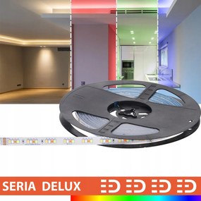 Led pásek Delux 24V 48LED RGB+4000K 15W/m SMD2835 Ra80