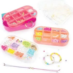 MAKE IT REAL Kreativní sada Beads 2-Go / 1370 korálků / Plast / od 8 l
