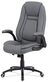Kancelářská židle ALVIN II, potah šedá eko-kůže