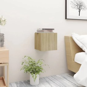 Noční stolek dub sonoma 30,5 x 30 x 30 cm kompozitní dřevo