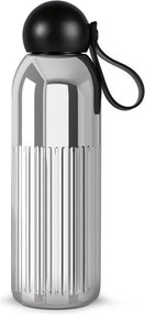 Termoláhev s brčkem z nerezové oceli ve stříbrné barvě 500 ml Tekla – Sagaform