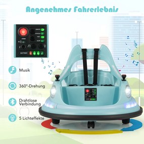 Costway Dětské elektrické nárazníkové autíčko 12 na V baterie