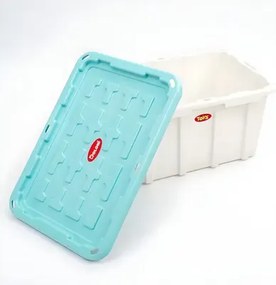 DOLONI Úložný box 109 l bílý / Úložný box / Objem 109 l / 74 x 51 x 38