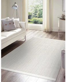 koberec NANO FH72A Melange, smyčkový, plošně tkaný bílá velikost 200x290 cm | krásné koberce cz