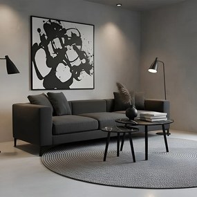 Velaco Set 2 konferenčních stolků TIG-4 54, imitace černého mramoru/černá