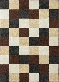 Oriental Weavers, Kusový koberec Lotto 923 FM7 X, 67x120, hnědá, chodba / předsíň