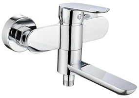 Mereo Mereo, Vanová nástěnná baterie se sklopným ramínkem, Viana, bez příslušenství, 150 mm, chrom, CBE90203