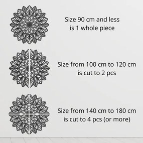 Mandala Květ života ze dřeva | Symbol harmonii pro váš domov | SENTOP HDF0255