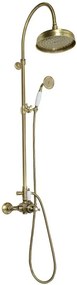 Sapho Sapho, ANTEA sprchový sloup s termostatickou baterií, bronz, SET046